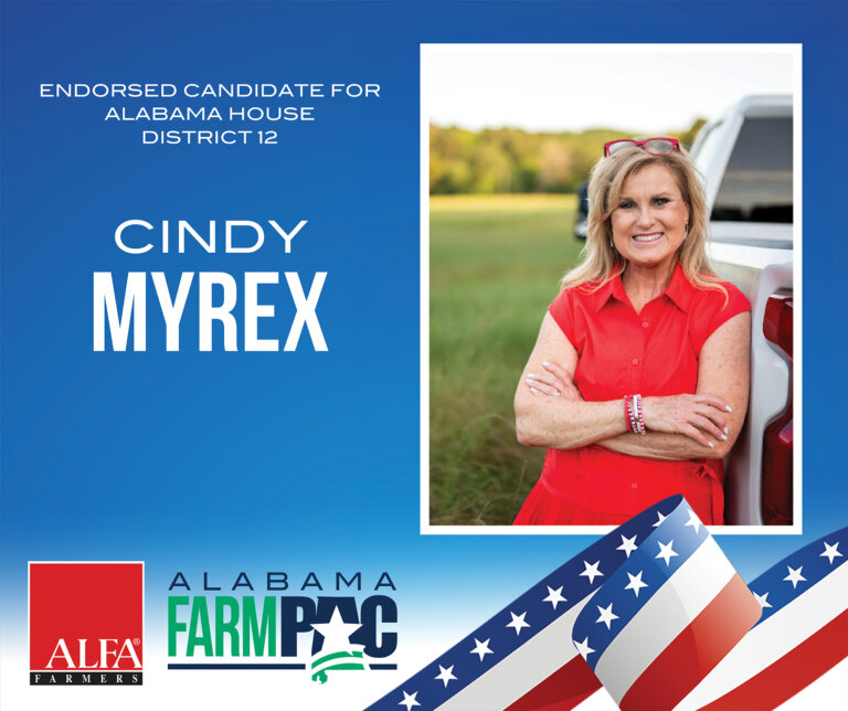 Alfa Farmers Congratulates Myrex On Runoff Win - Alabama Farmers Federation